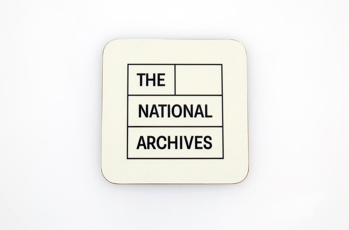 The National Archives Logo Coaster (cream) - The National Archives Shop