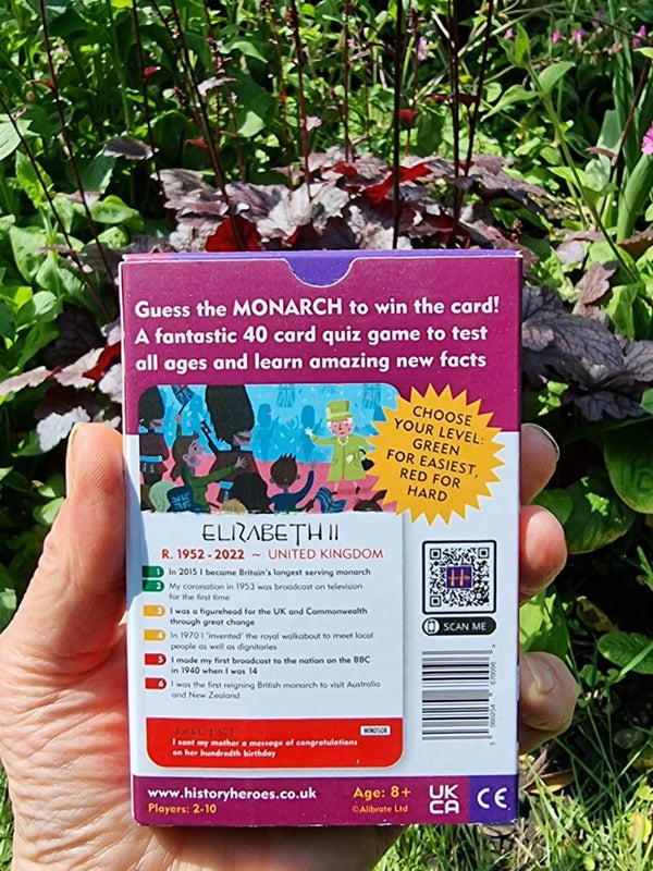 History Heroes Kings and Queens Card Game - The National Archives Shop