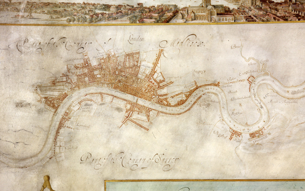 Thames River England Map View Of The River Thames The National